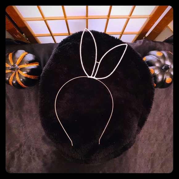 Accessories | Rhinestone Bunny Ears Headband | Poshmark